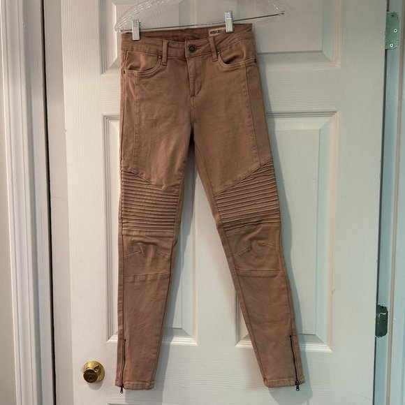Wishlist | Pants & Jumpsuits | Blush Retro Zipper Accent Jeans | Poshmark